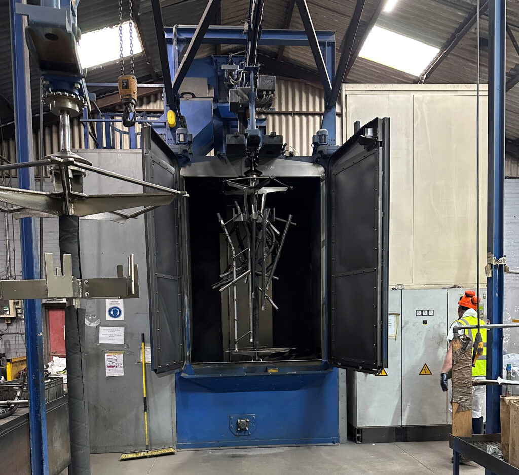 What is shot blasting? - Tomburn Ltd